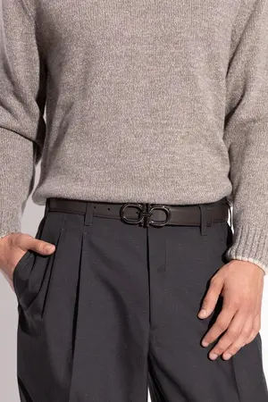 FERRAGAMO Double-sided Belt - Brown