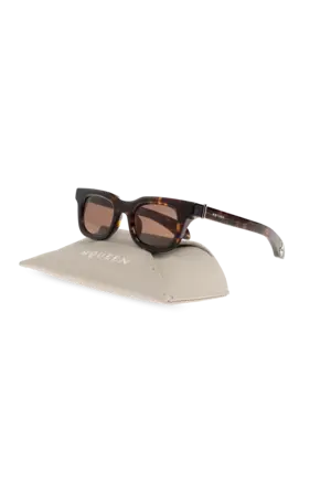 Alexander McQueen Tortoiseshell Sunglasses - Brown