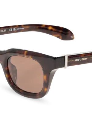 Alexander McQueen Tortoiseshell Sunglasses - Brown