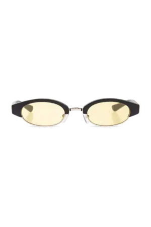 Alexander McQueen Oval Sunglasses - Black