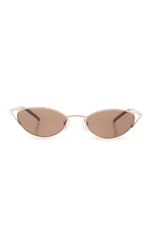 Alexander McQueen Sunglasses With Case - Gold