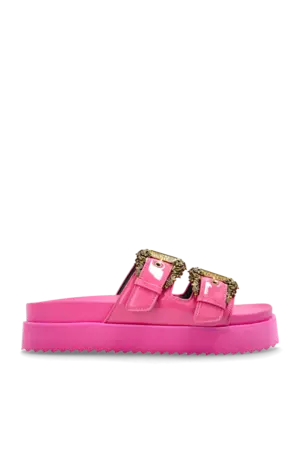 Versace Platform Slides - Pink