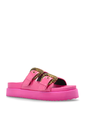 Versace Platform Slides - Pink