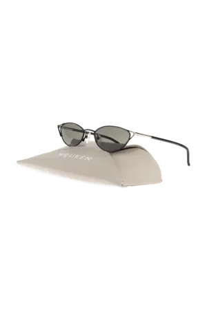 Alexander McQueen Cat Eye Sunglasses - Black