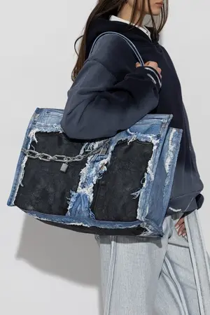 Acne Studios Denim Shopper Bag - Blue