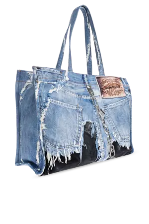 Acne Studios Denim Shopper Bag - Blue