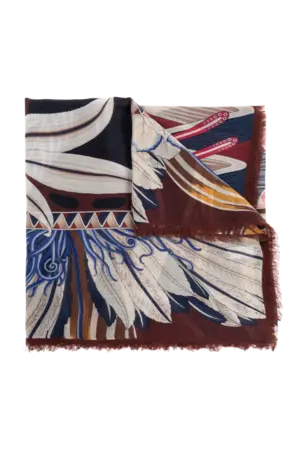 FERRAGAMO Woolen Scarf - Multicolour
