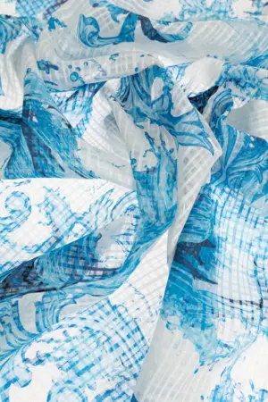 Versace Scarf With "barocco" Pattern