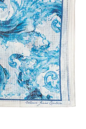 Versace Scarf With "barocco" Pattern