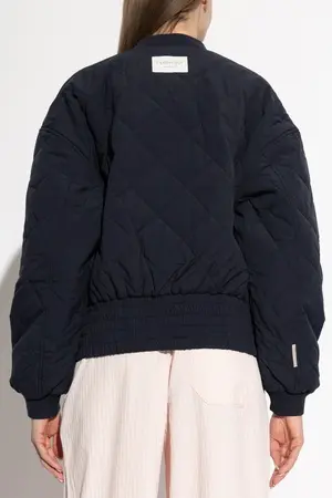 RETHINKIT STUDIOS Quilted Bomber Jacket - Navy Blue
