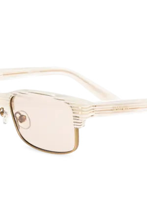 Jacquemus Rectangular Sunglasses - Cream