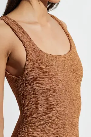Hunza G Square Neck One-piece Swimsuit