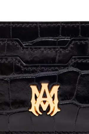 Amiri Leather Card Holder - Black