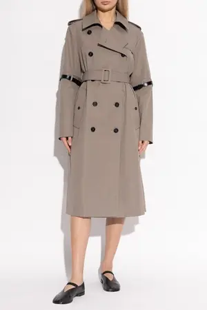 Coperni Belted Trench Coat - Brown