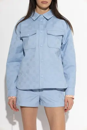 Casablanca Monogram Shirt - Blue