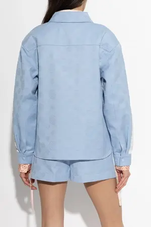 Casablanca Monogram Shirt - Blue