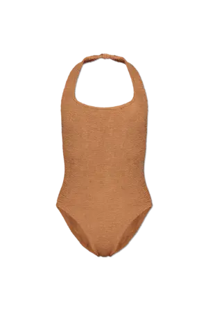 Hunza G Sandy One-piece Swimsuit - Brown