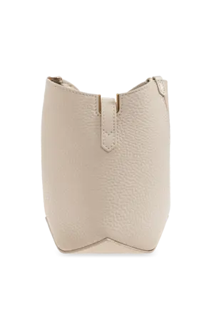 LANVIN Leather Bucket Bag - Cream