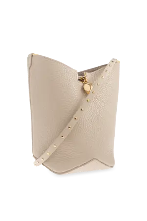 LANVIN Leather Bucket Bag - Cream