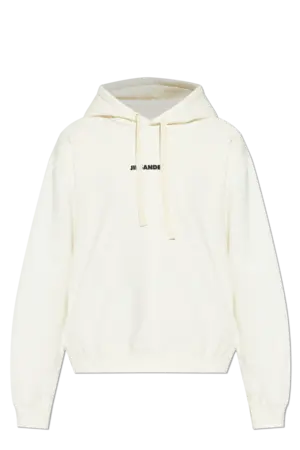 JIL SANDER Hooded Sweatshirt - Cream