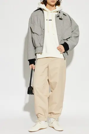 JIL SANDER Hooded Sweatshirt - Cream