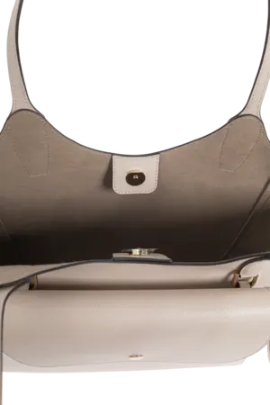 Furla Lea Medium Shopper Bag - Cream