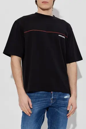 Dsquared2 T-shirt With Logo - Black