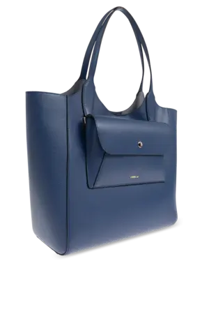 Furla Lea Medium Shopper Bag - Navy Blue
