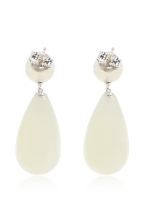 Lié Studio Lola’ Stone Drop Earrings - Green