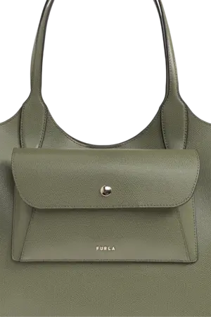 Furla Lea Medium Shopper Bag - Green