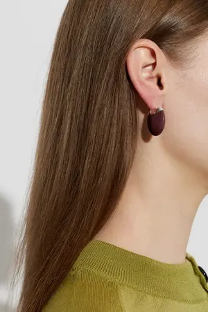 Lié Studio Erin’ Semi-precious Stone Earrings - Silver