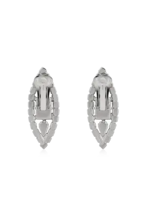 Alessandra Rich Crystal Clip-on Earrings