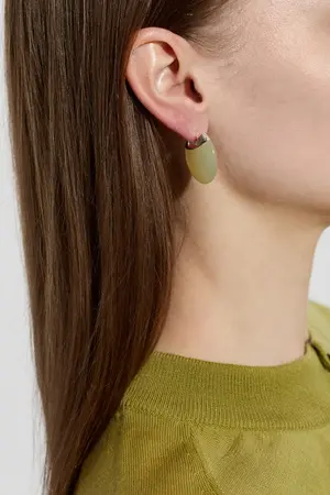 Lié Studio Erin Semi-precious Stone Earrings - Silver