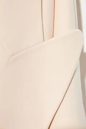 Balmain Long Coat With Vent - Pink