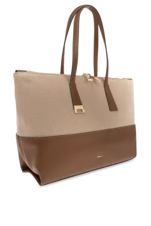 Furla Olivia Large Shopper Bag - Beige