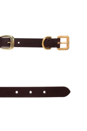 Etro Leather Belt With Geometric Buckle - Brown
