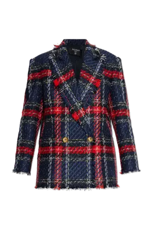 Balmain Tweed Blazer With Lurex Thread - Multicolour