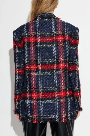Balmain Tweed Blazer With Lurex Thread - Multicolour