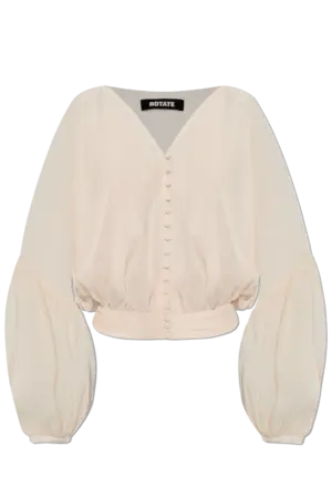 ROTATE BY BIRGER CHRISTENSEN V-neck Blouse