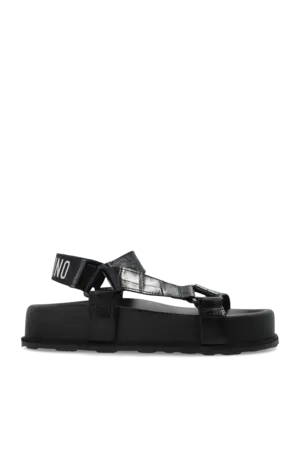 Moschino Embossed Sandals For Women