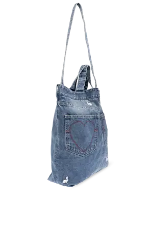 CARNE BOLLENTE Denim Shopper Bag