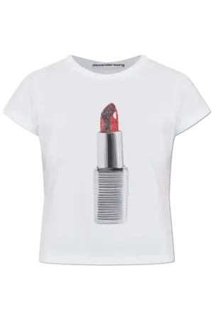 Alexander Wang Logo T-shirt - White
