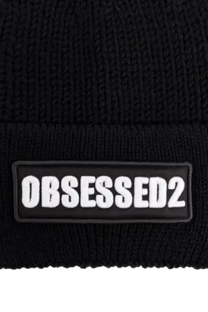 Dsquared2 Wool Beanie With Logo