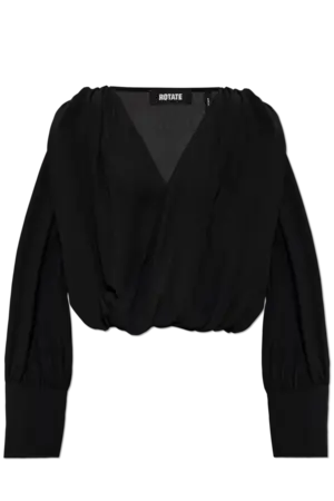 ROTATE BY BIRGER CHRISTENSEN Top With Detachable Shoulder Pads