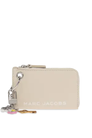 Marc Jacobs Leather Case With Keychain - Cream