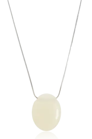 Lié Studio Julia Necklace With Semi-precious Stone - Silver