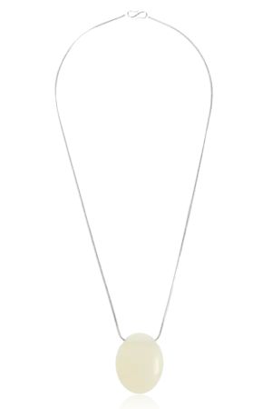 Lié Studio Julia Necklace With Semi-precious Stone - Silver