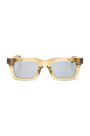 Alexander McQueen Rectangle Sunglasses - Brown