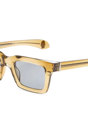 Alexander McQueen Rectangle Sunglasses - Brown