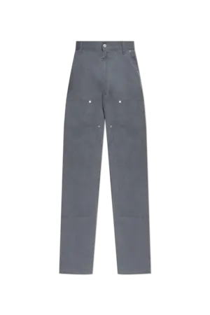 MAISON MARGIELA Cotton Trousers - Grey